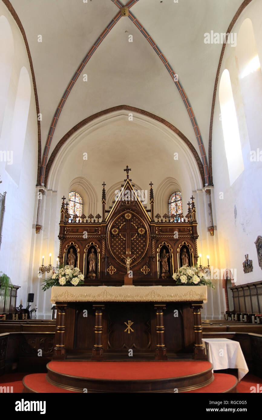 The altar in Riga Dome Cathedral Stock Photo - Alamy