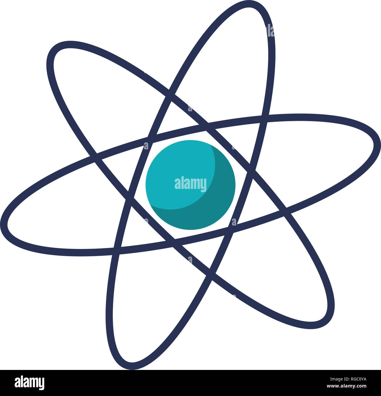atom science symbol Stock Vector Image & Art - Alamy