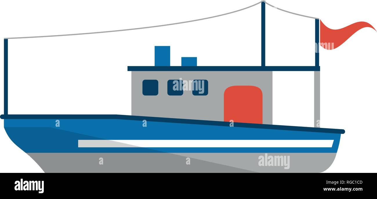 Ship fish boat symbol Stock Vector Image & Art - Alamy