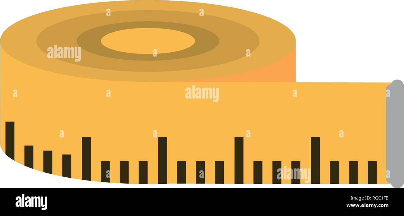 measurement tape isolated Stock Vector Image & Art - Alamy