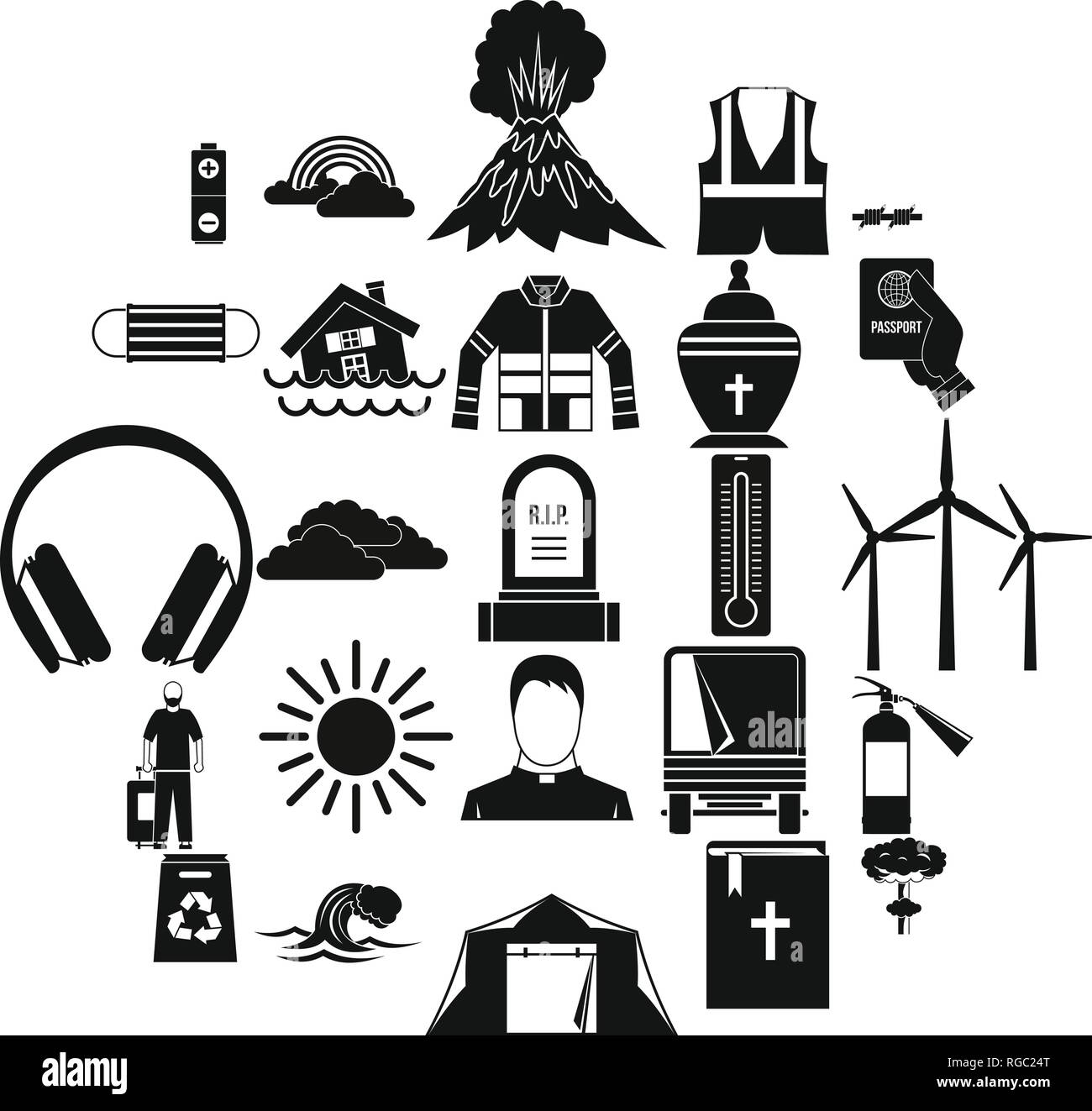 Catastrophe and misfortune Stock Vector Images - Alamy