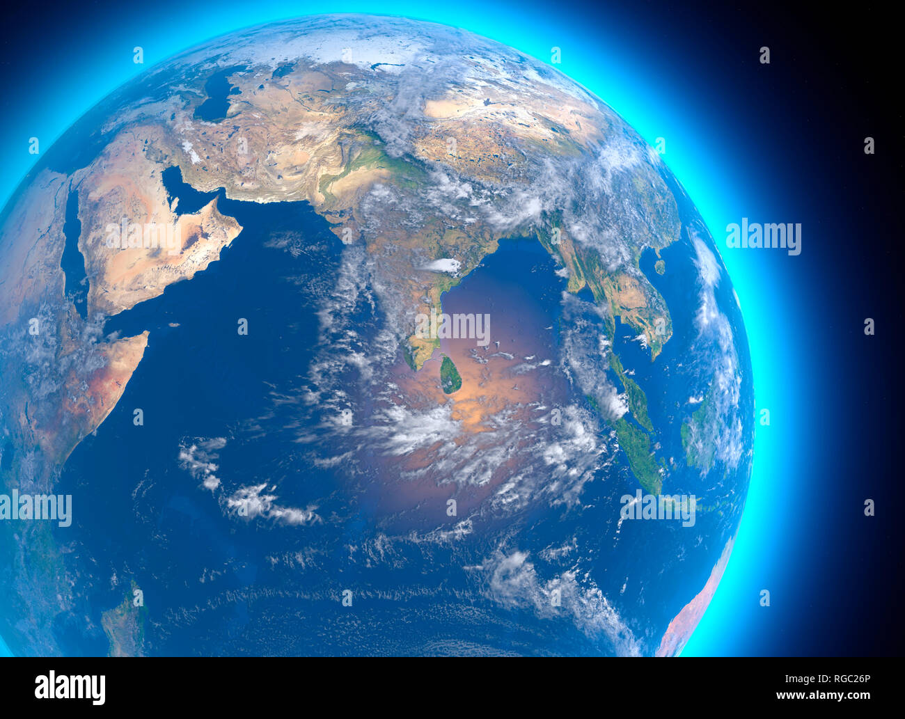 World Map In Satellite View - Grace B. Ewing World Map In Satellite View - Grace B. Ewing