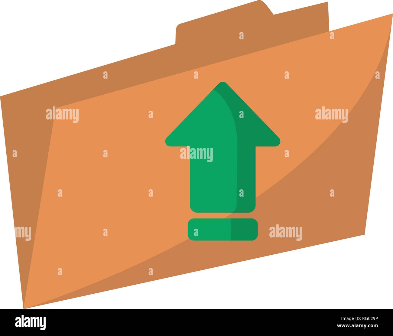 folder uploading files symbol Stock Vector Image & Art - Alamy