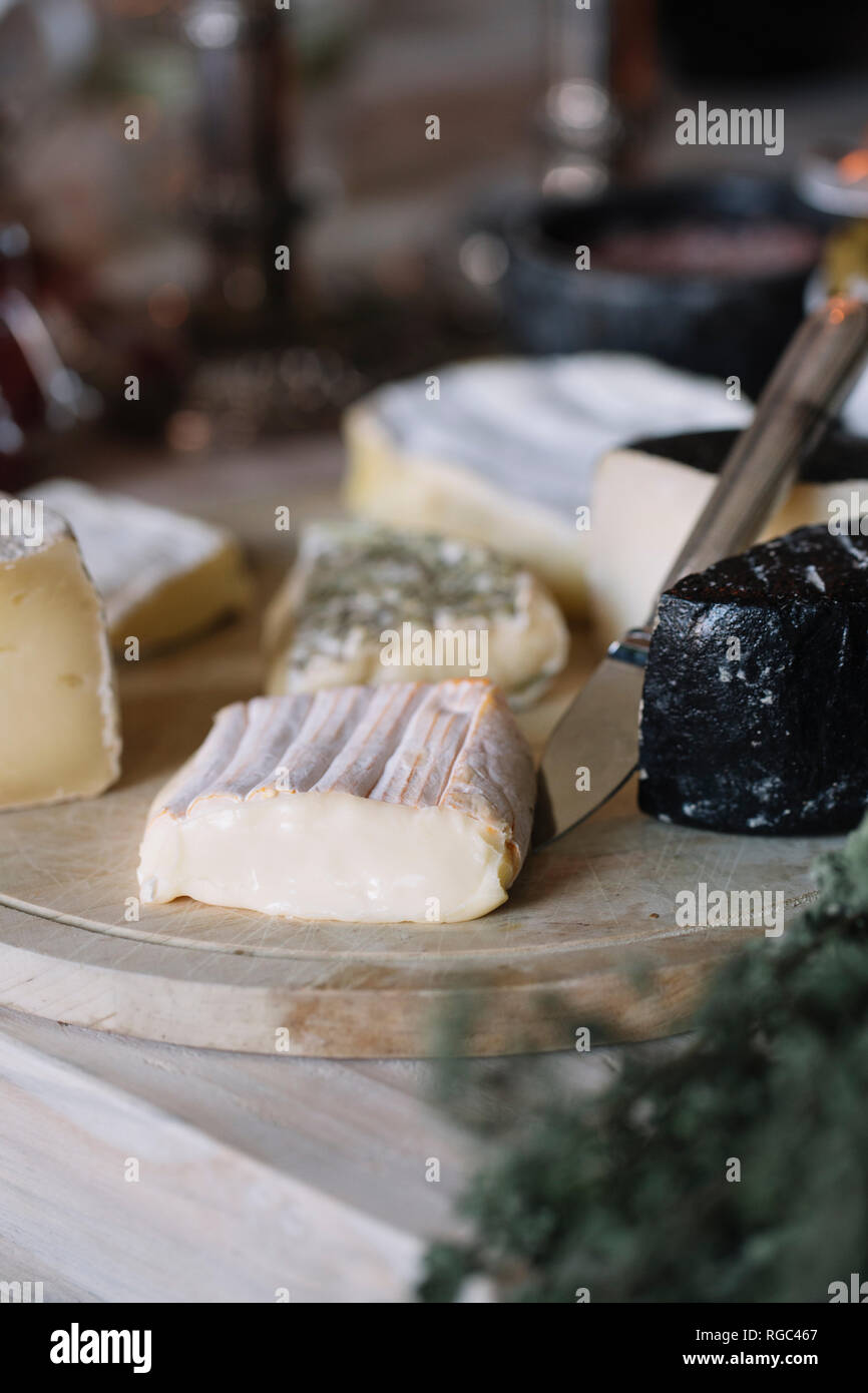 Cheese selection on the buffet of a luxury brunch Stock Photo - Alamy