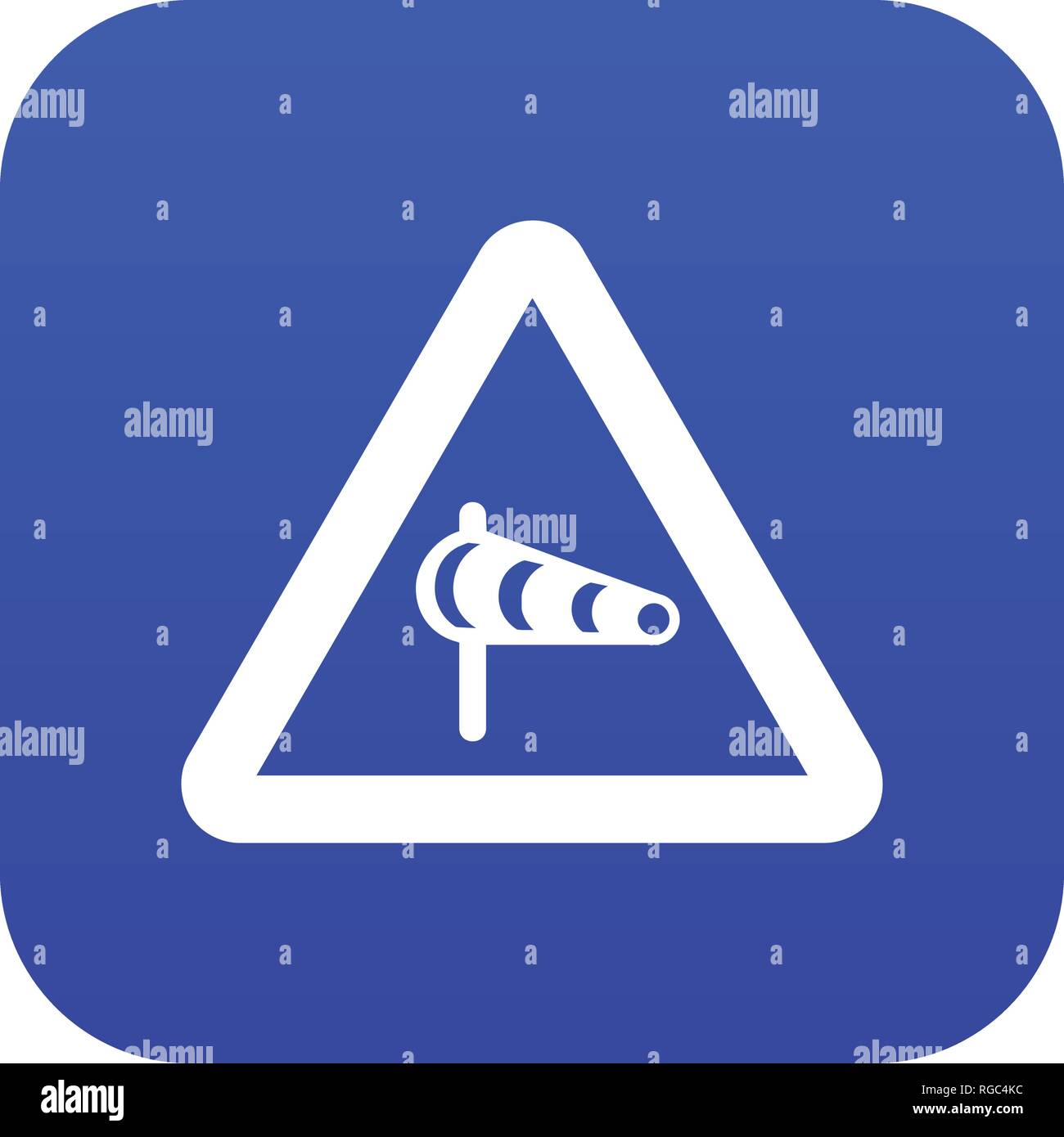 Side wind road sign warning hi-res stock photography and images - Alamy