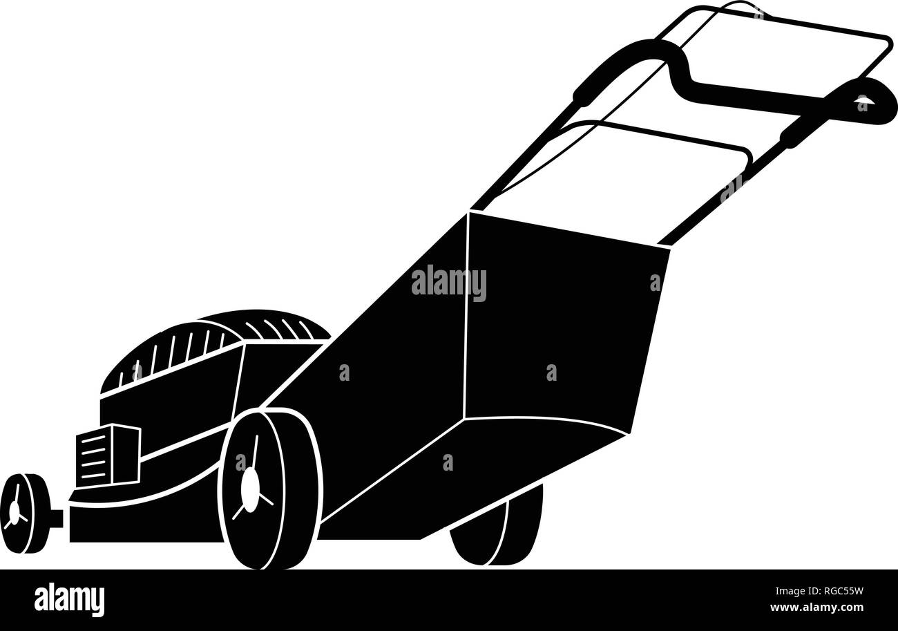 Yard hand tractor Stock Vector Images - Alamy