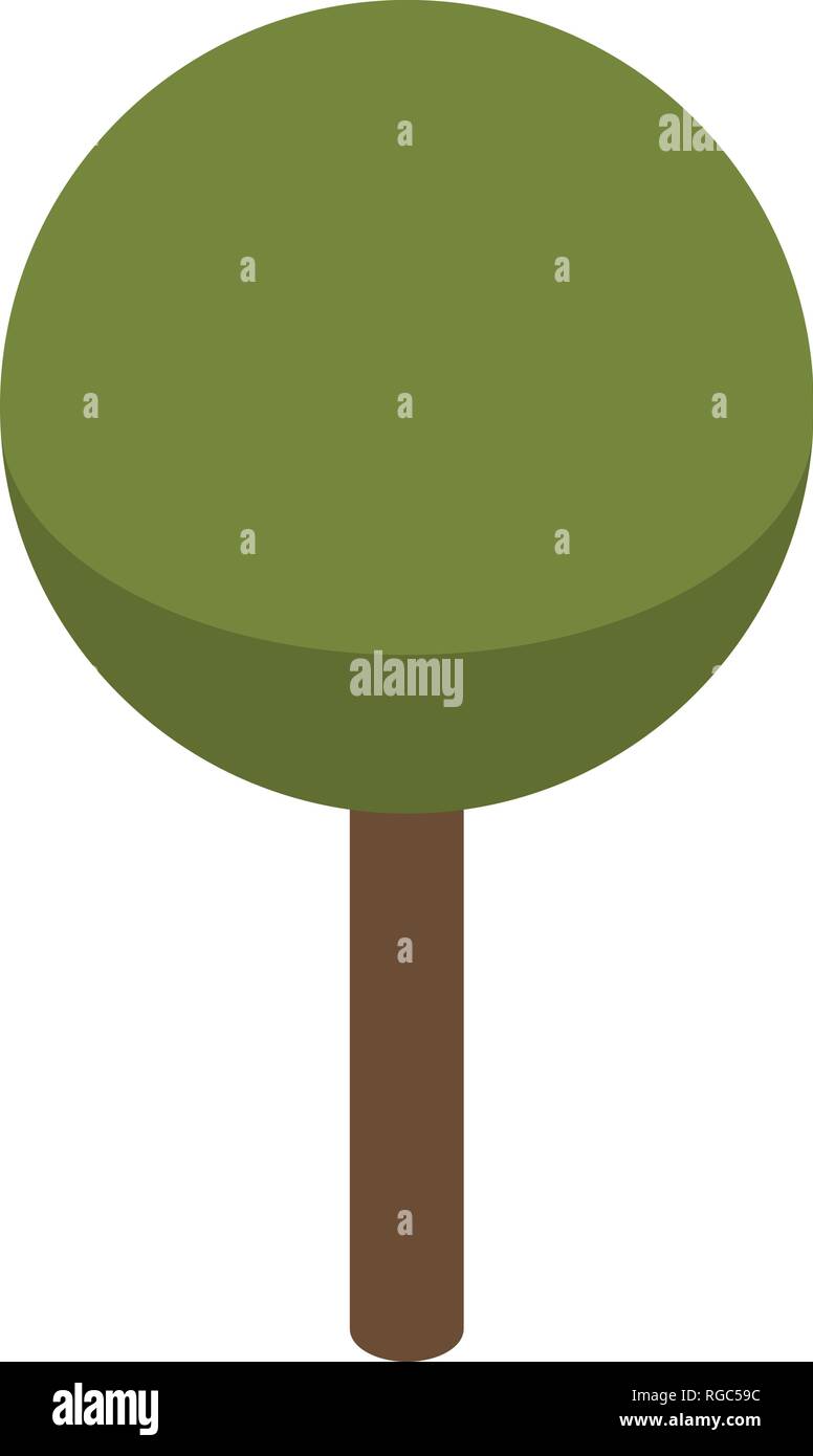 Green plant tree icon, isometric style Stock Vector Image & Art - Alamy