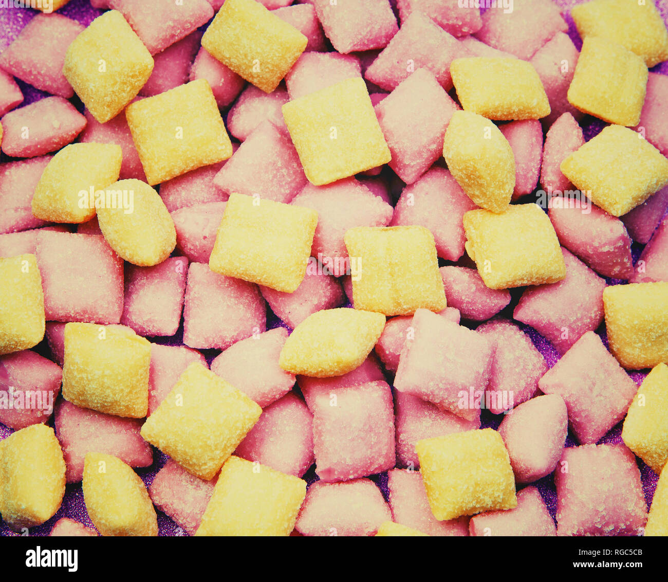 Candy mix pads background with light, concept of sweet life Stock Photo ...