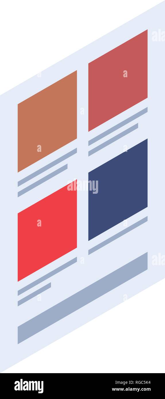 Landing page one creative Stock Vector Images - Alamy