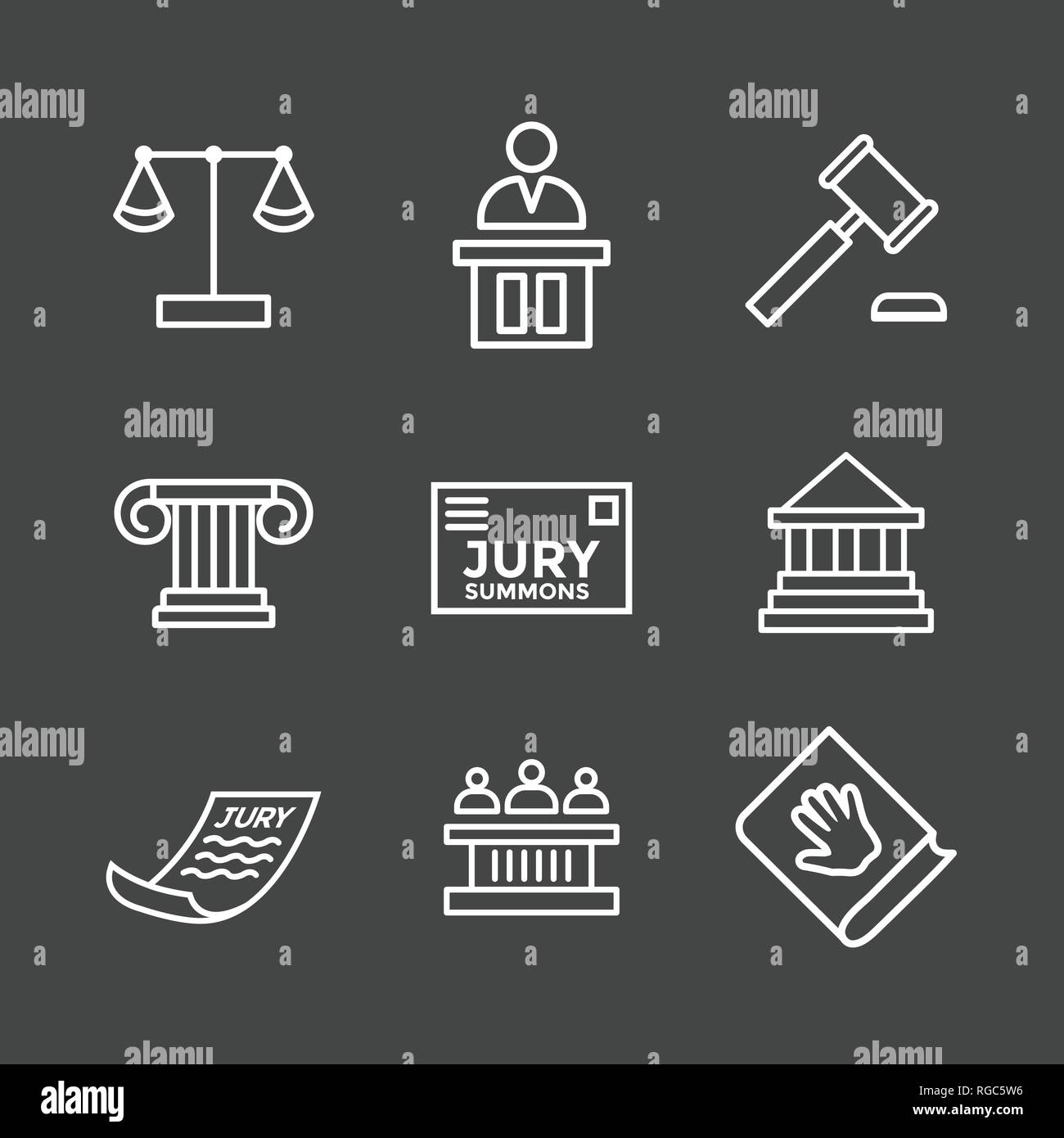 Juror vector vectors hi-res stock photography and images - Alamy