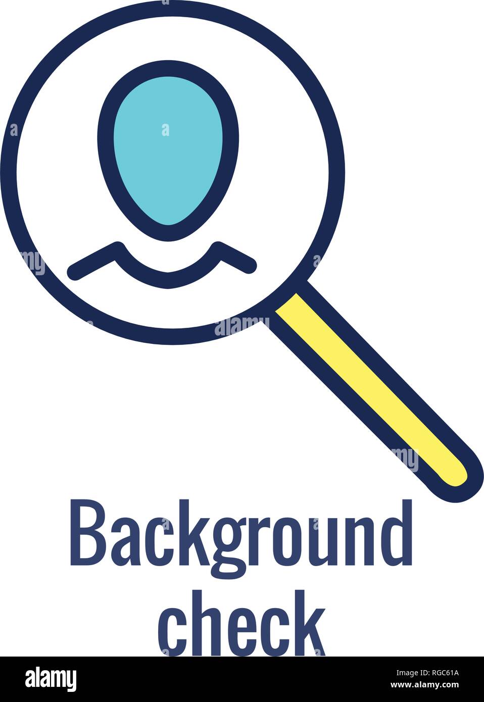 Referral Job Reference Icon with recommendations, performance review ...