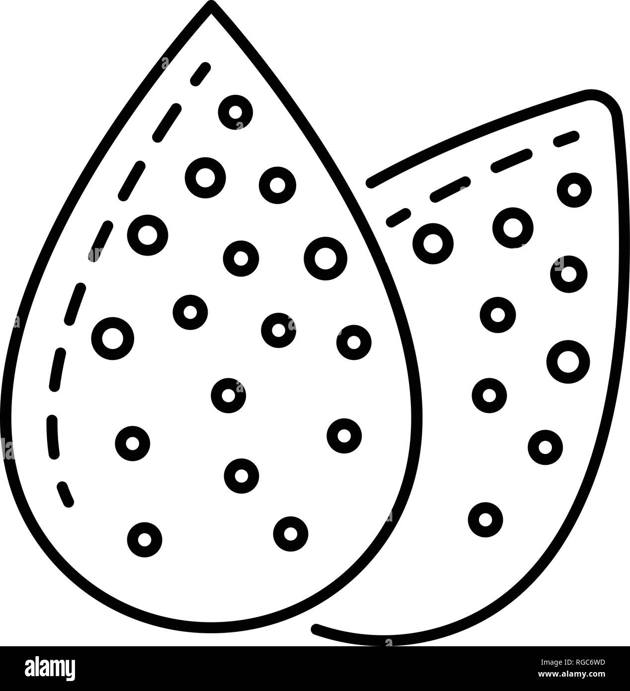 Clean almond nut icon, outline style Stock Vector Image & Art - Alamy Clean almond nut icon, outline style Stock Vector Image & Art - Alamy