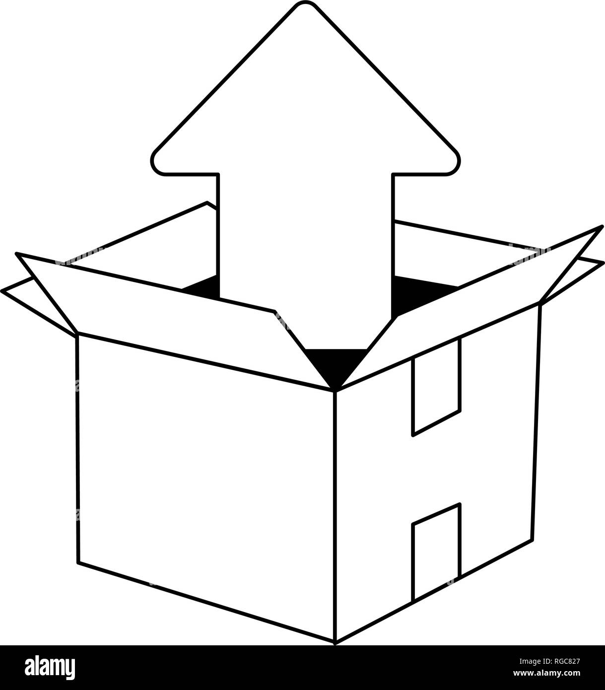 Arrow uploading Black and White Stock Photos & Images - Alamy