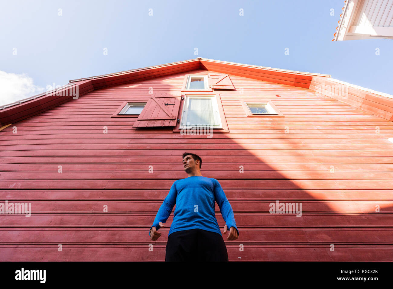 Frontal front low view hi-res stock photography and images - Alamy