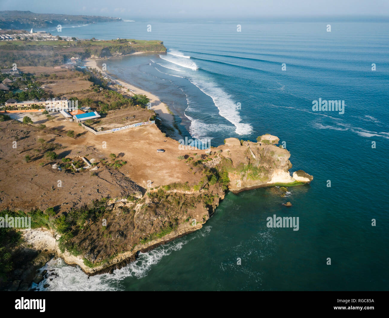 Indonesia, Bali, Aerial view of Balangan beach Stock Photo - Alamy