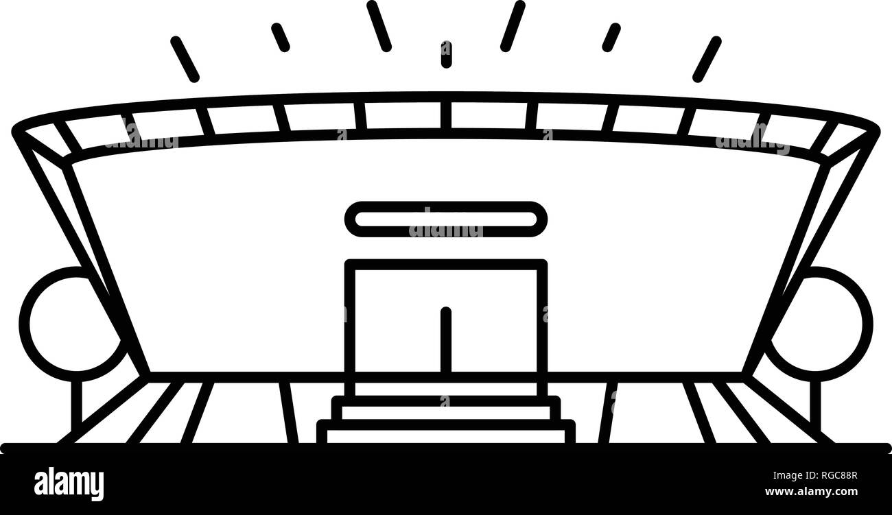 Arena icon, outline style Stock Vector Image & Art - Alamy