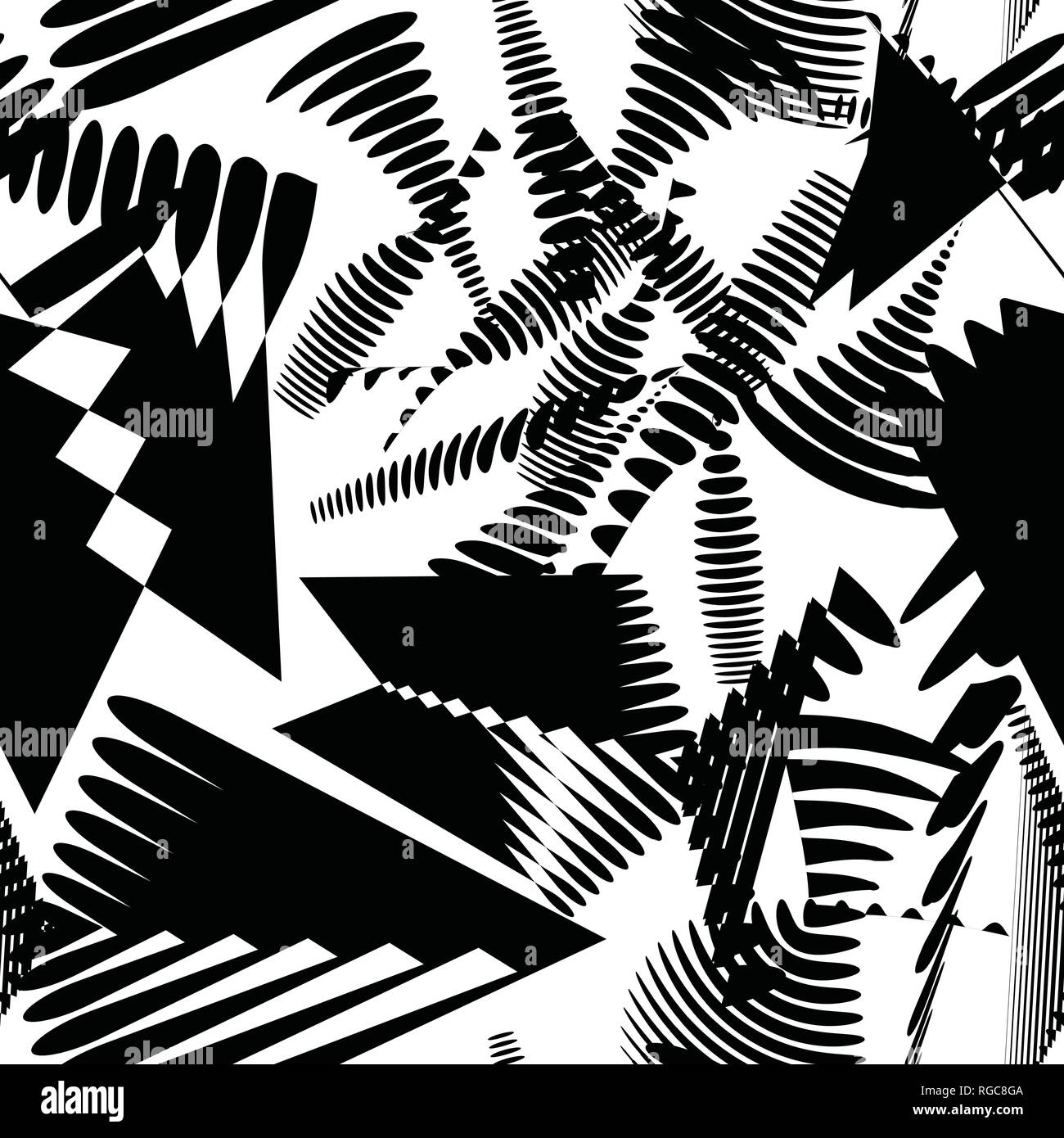 Abstract artistic seamless pattern. Trendy paint tiled wallpaper. Art background for brochure ...