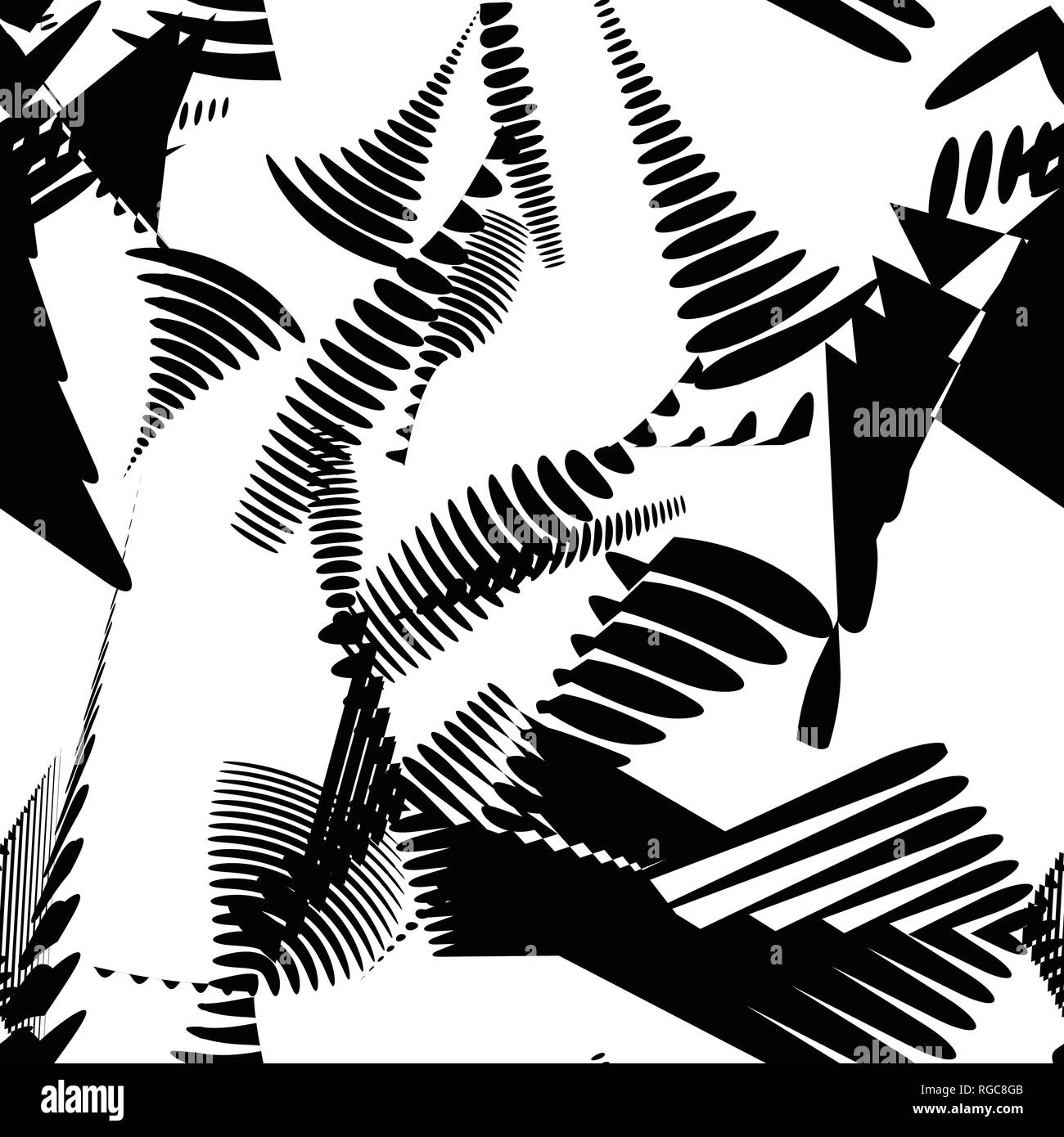 Abstract artistic seamless pattern. Trendy paint tiled wallpaper. Art background for brochure ...