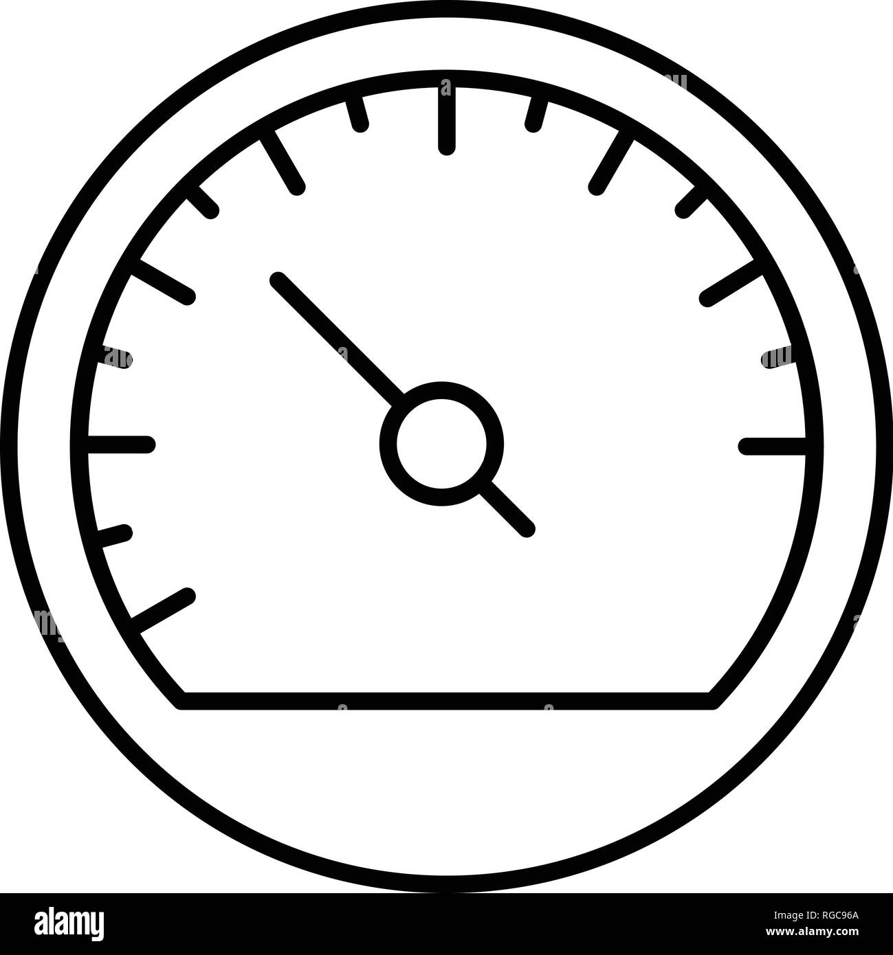 Car speedometer icon, outline style Stock Vector Image & Art - Alamy