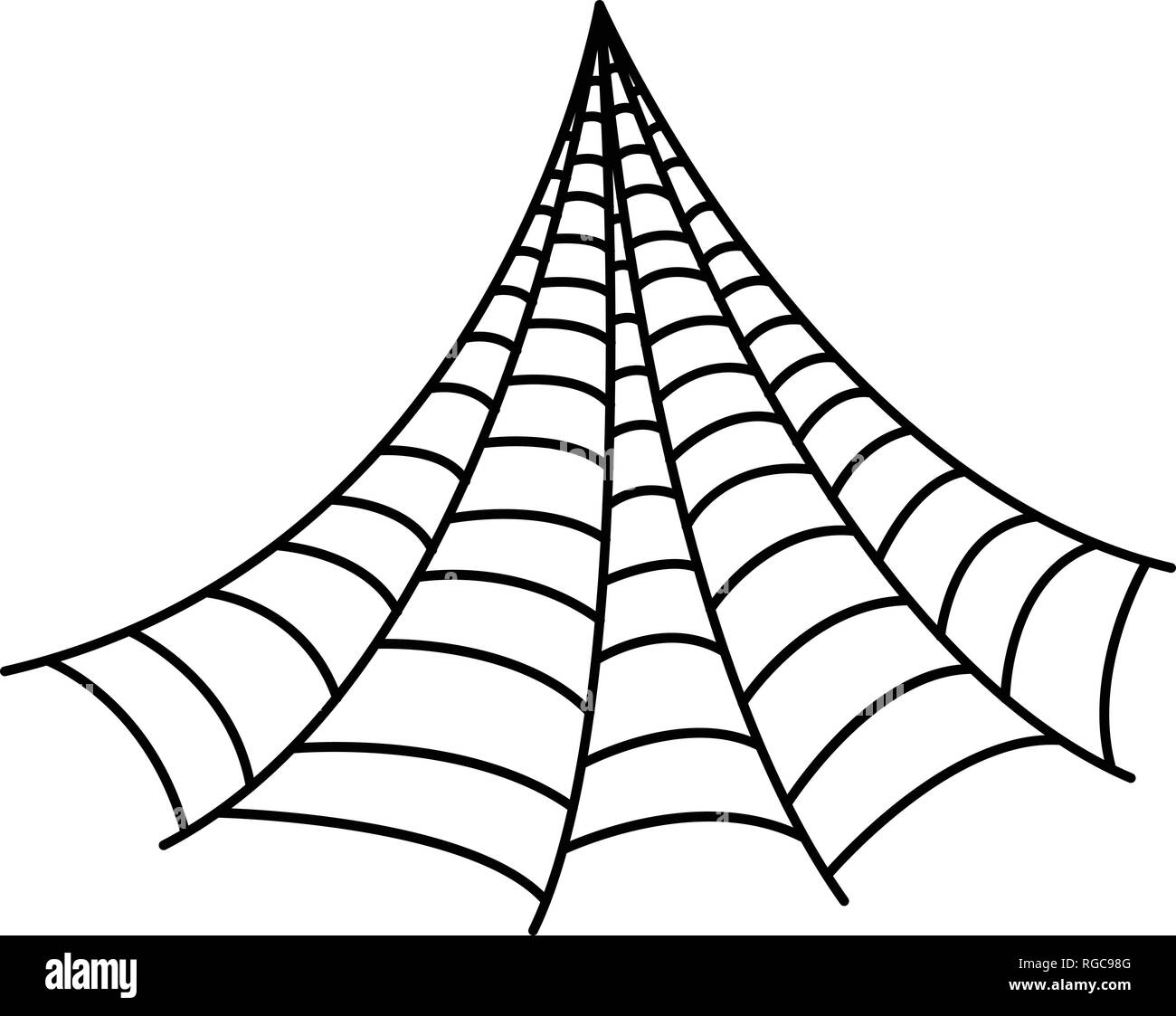Corner spider web icon, outline style Stock Vector Image & Art - Alamy
