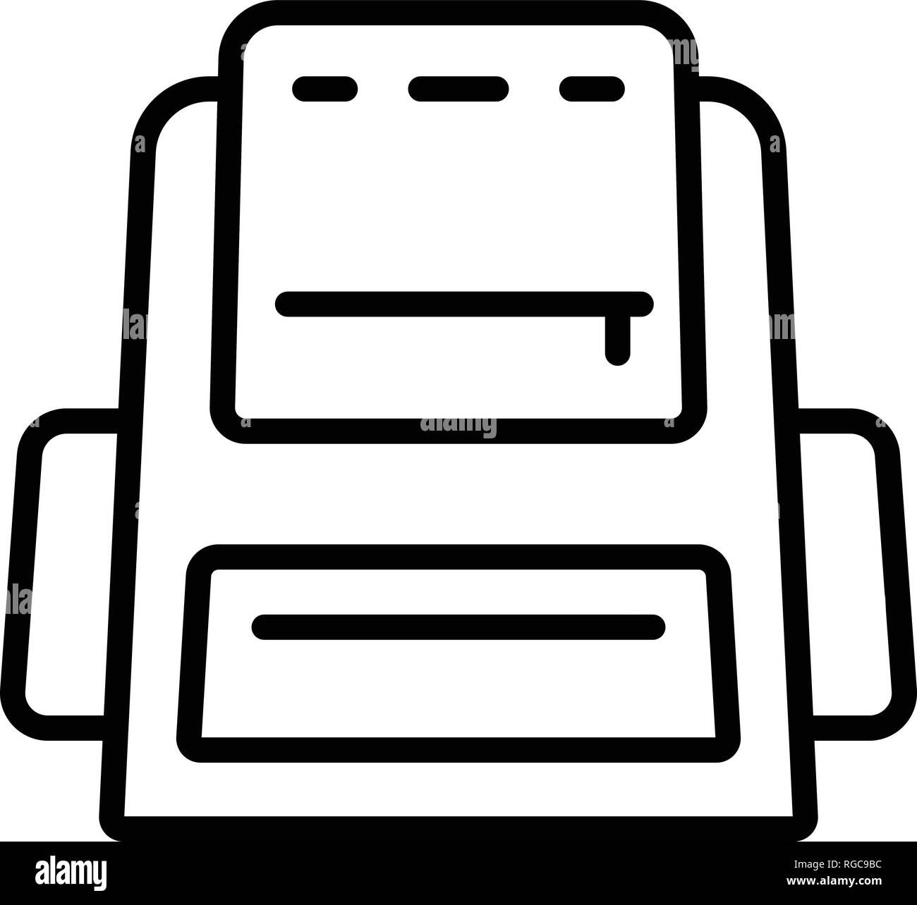 Modern backpack icon, outline style Stock Vector Image & Art - Alamy