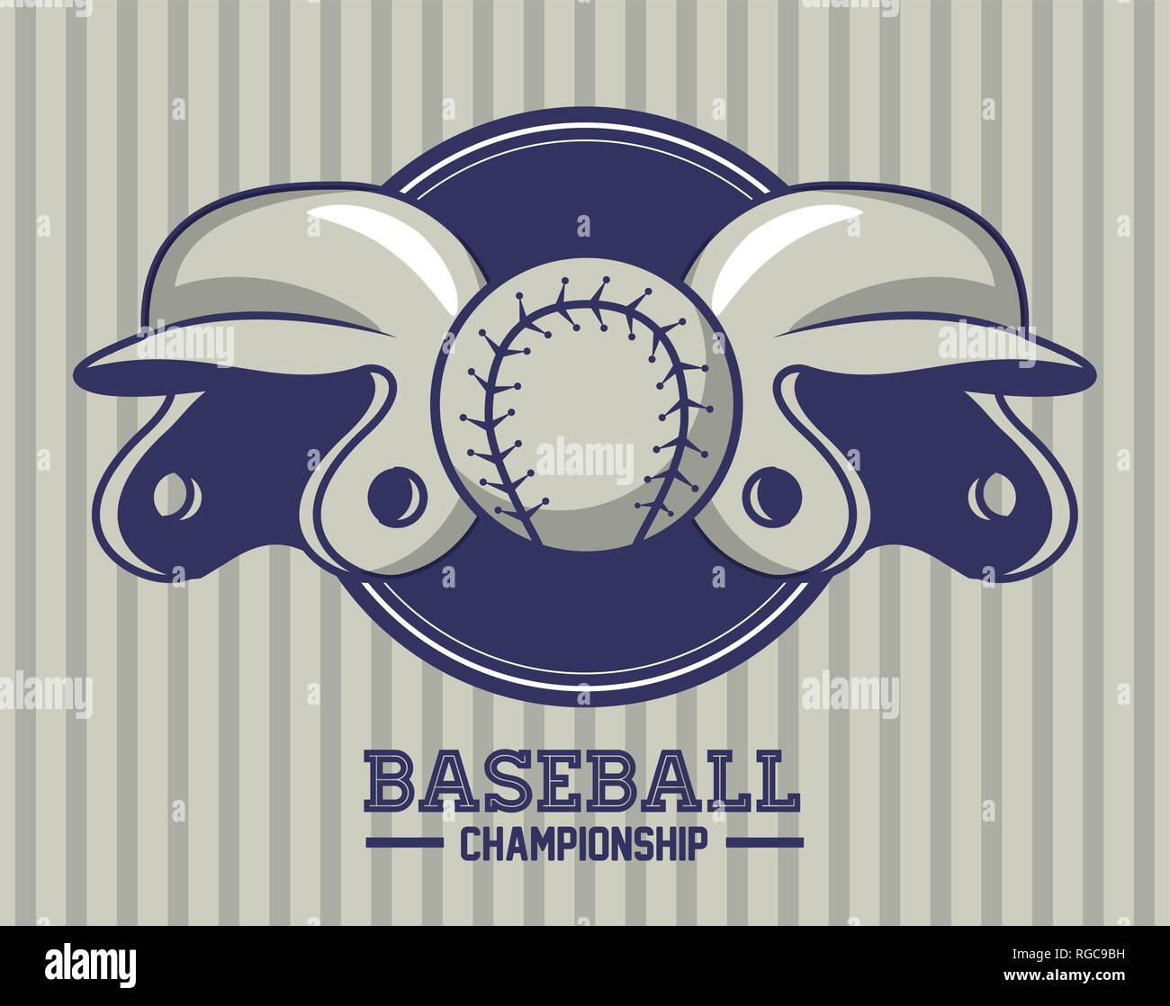 Baseball championship card Stock Vector Image & Art - Alamy