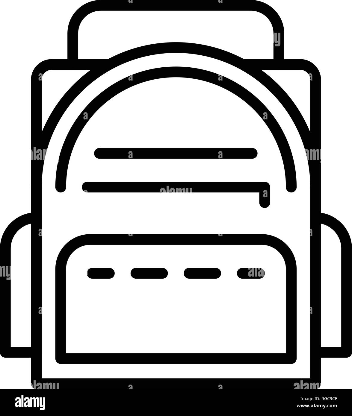 Kid backpacking Stock Vector Images - Alamy