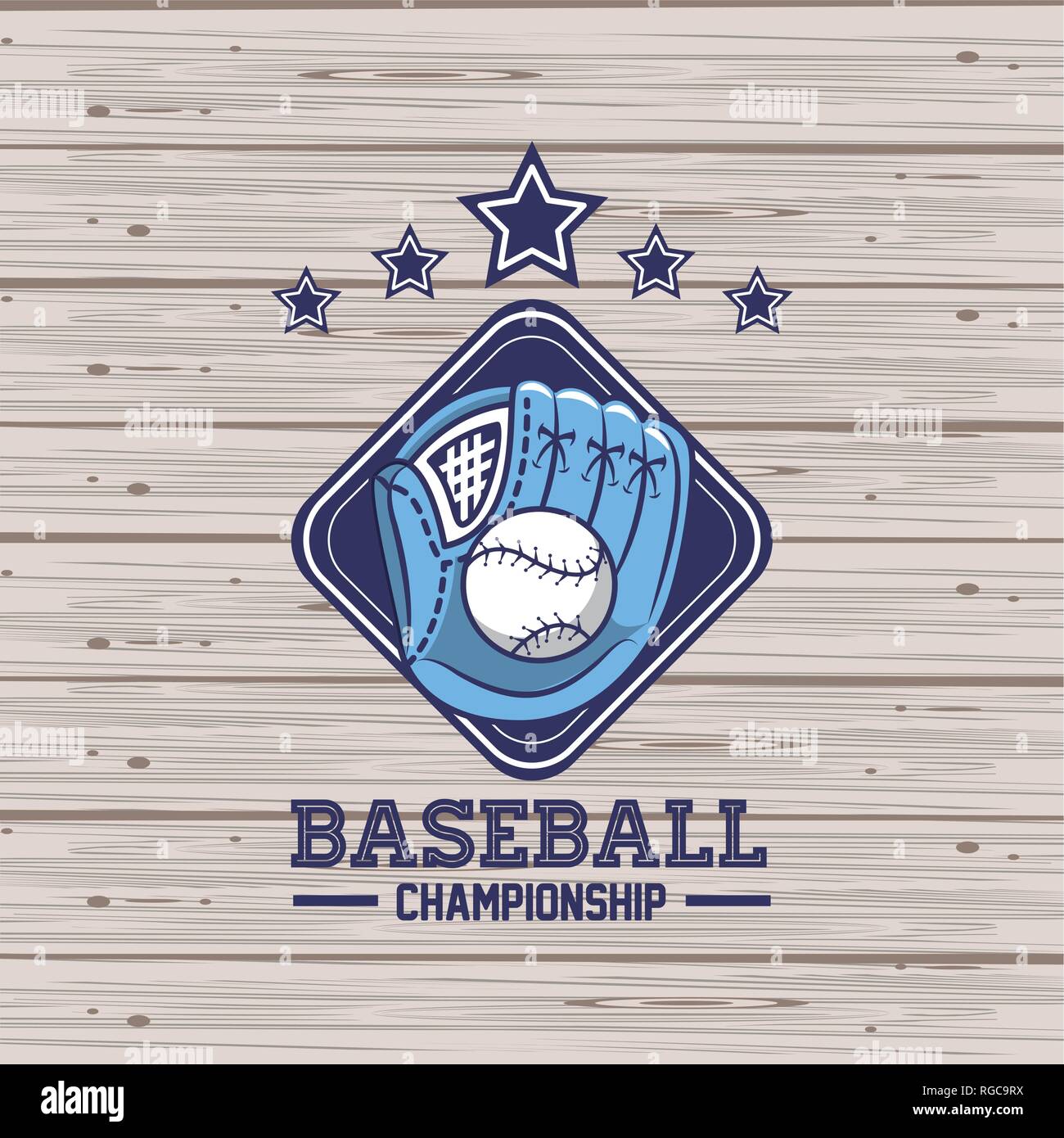 Baseball championship card Stock Vector Image & Art - Alamy