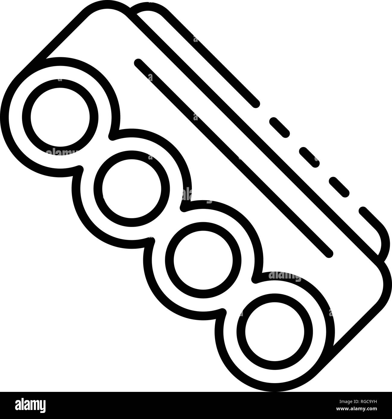 Brass knuckles logo Black and White Stock Photos & Images - Alamy