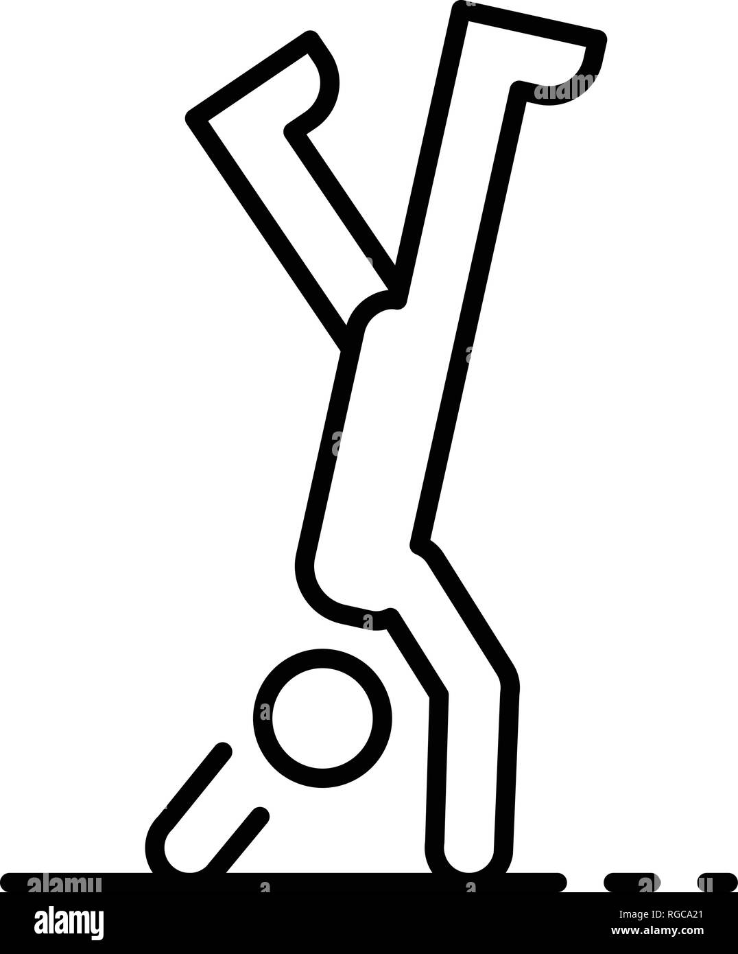 Break dance icon, outline style Stock Vector Image & Art - Alamy