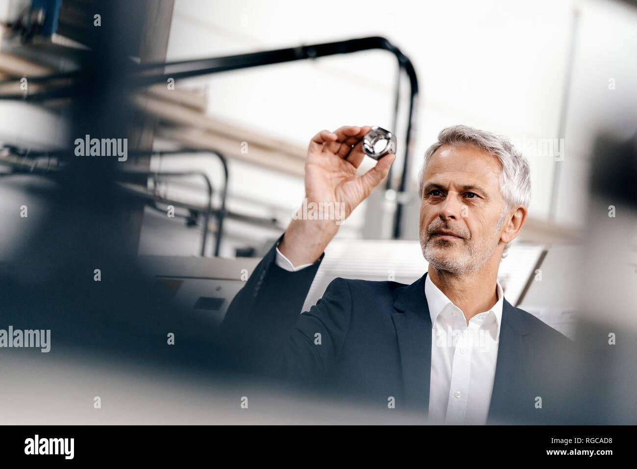 Checking machine parts High Resolution Stock Photography and Images - Alamy