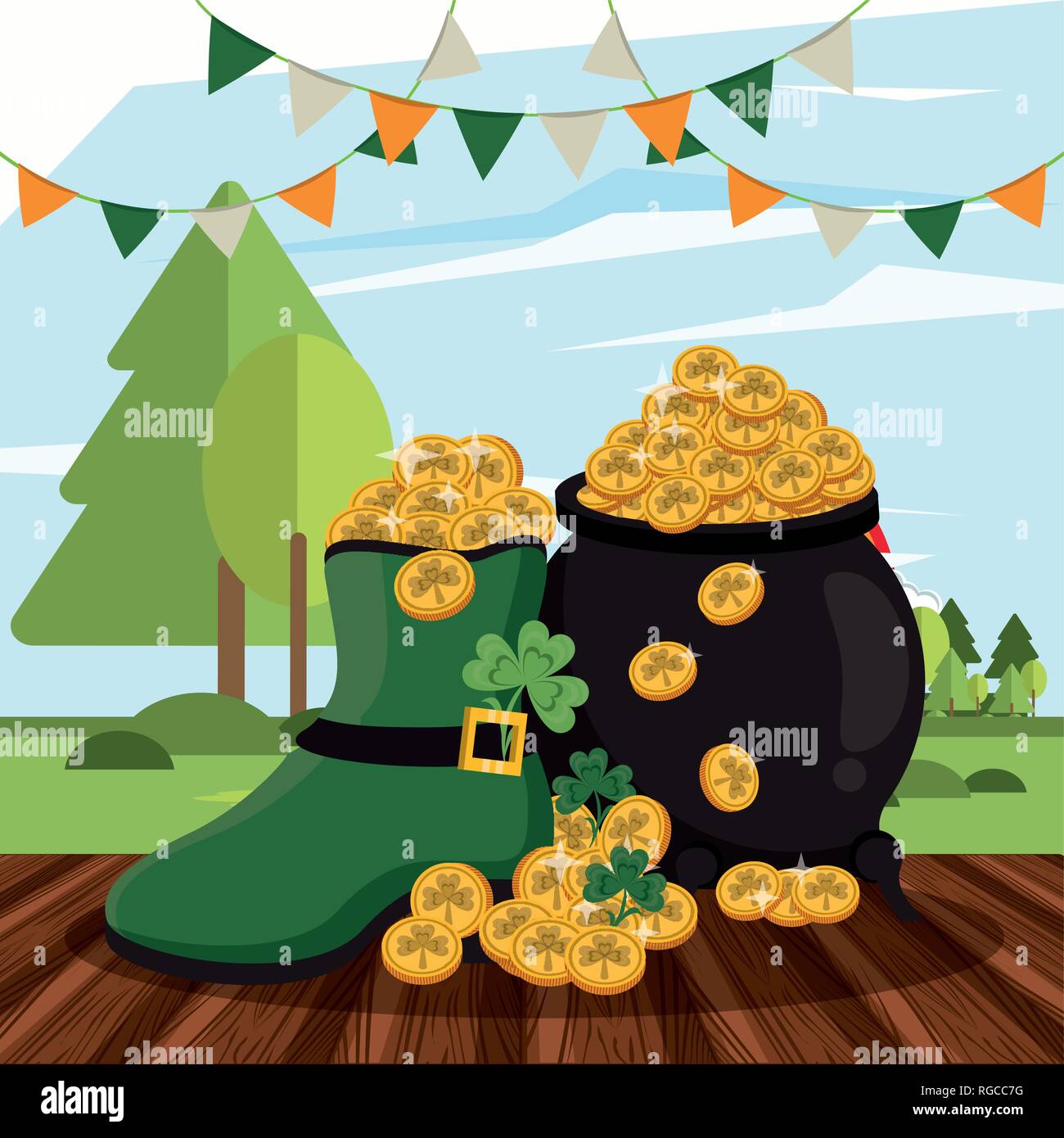 Saint patricks day cartoons Stock Vector Image & Art - Alamy