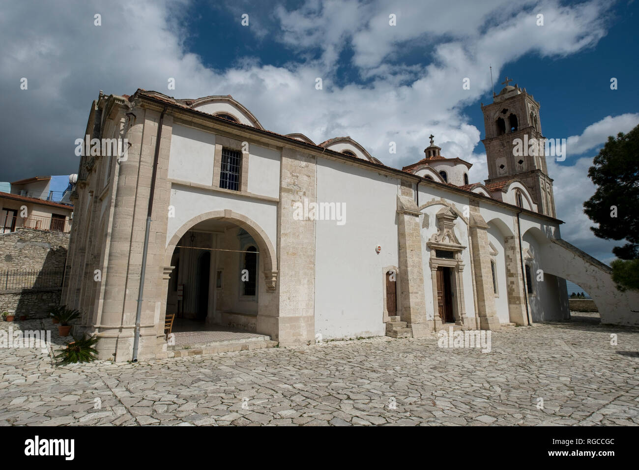 The Church of the Holy Cross in Lefkara, Cyprus Stock Photo - Alamy