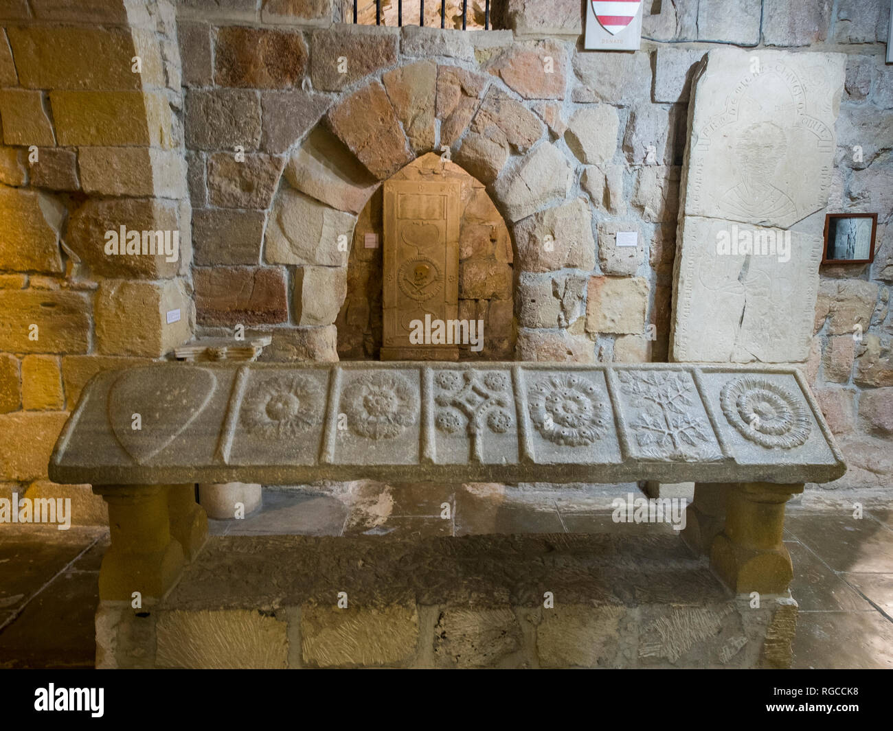 Stone relic at Limassol Castle in Cyprus Stock Photo - Alamy