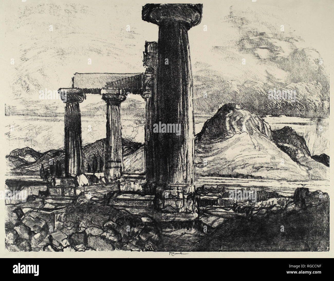 Acro, Corinth from Corinth. Dated: 1913. Medium: lithograph. Museum ...