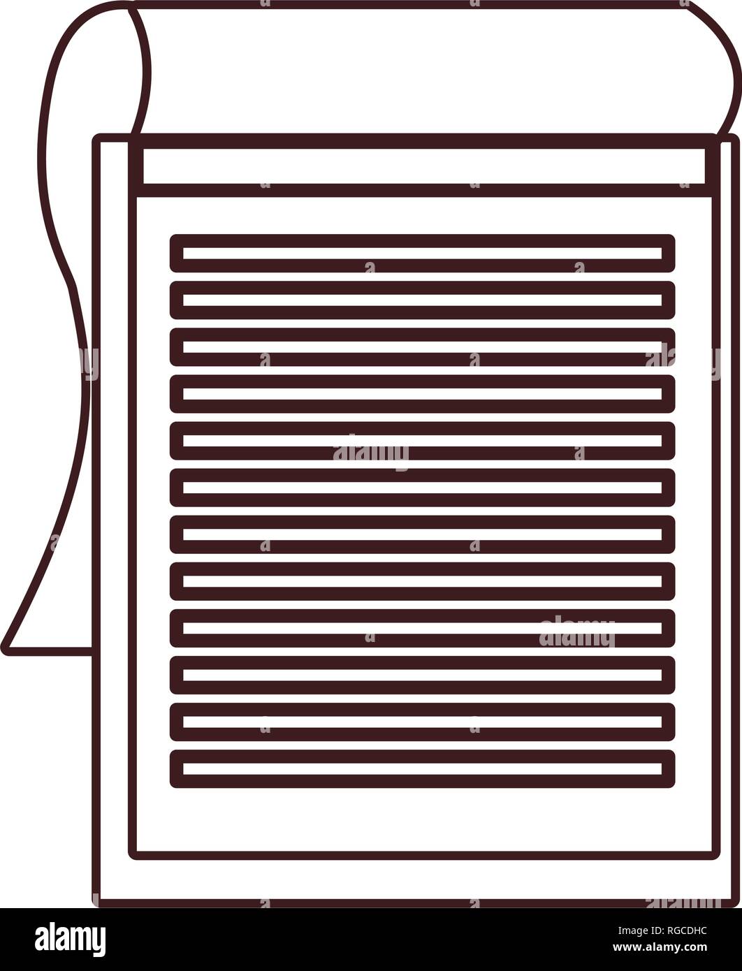 documents paper sheet cartoon Stock Vector Image & Art - Alamy