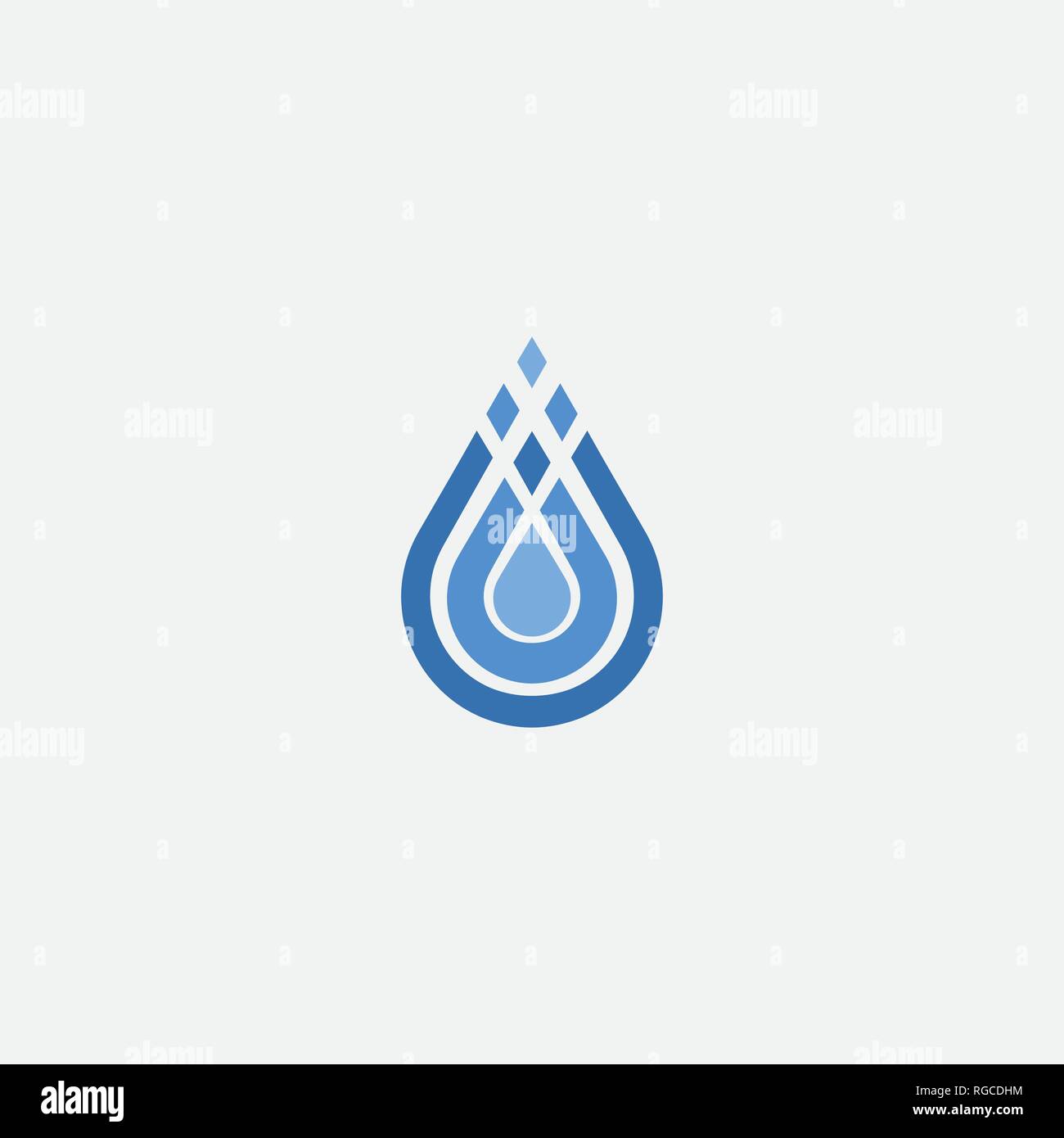 Water drop symbol hi-res stock photography and images - Alamy