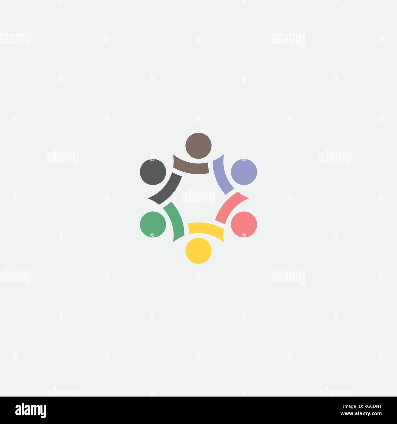 team friends people icon vector design element Stock Vector Image & Art ...