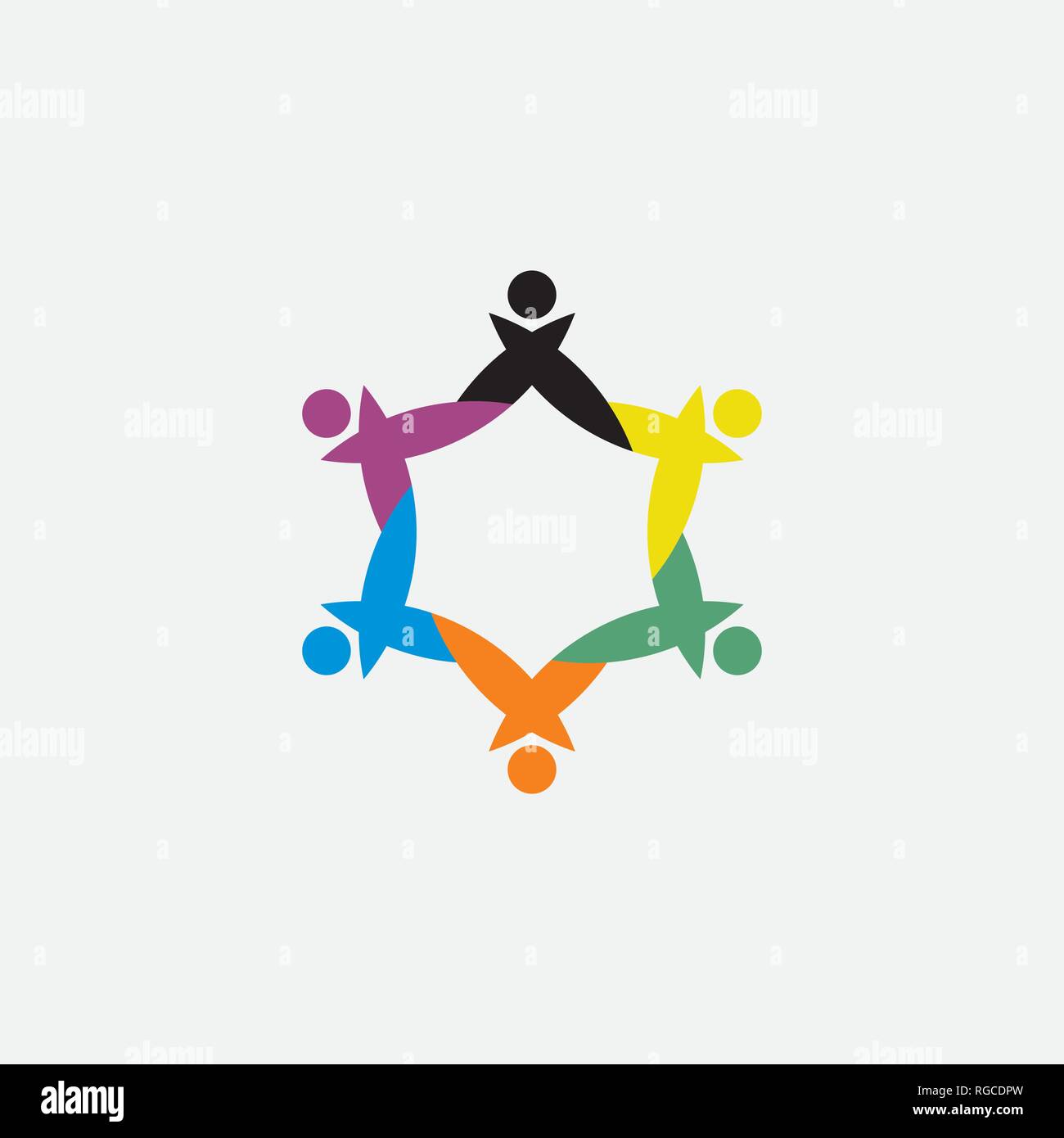 Group symbol Stock Vector Images - Alamy