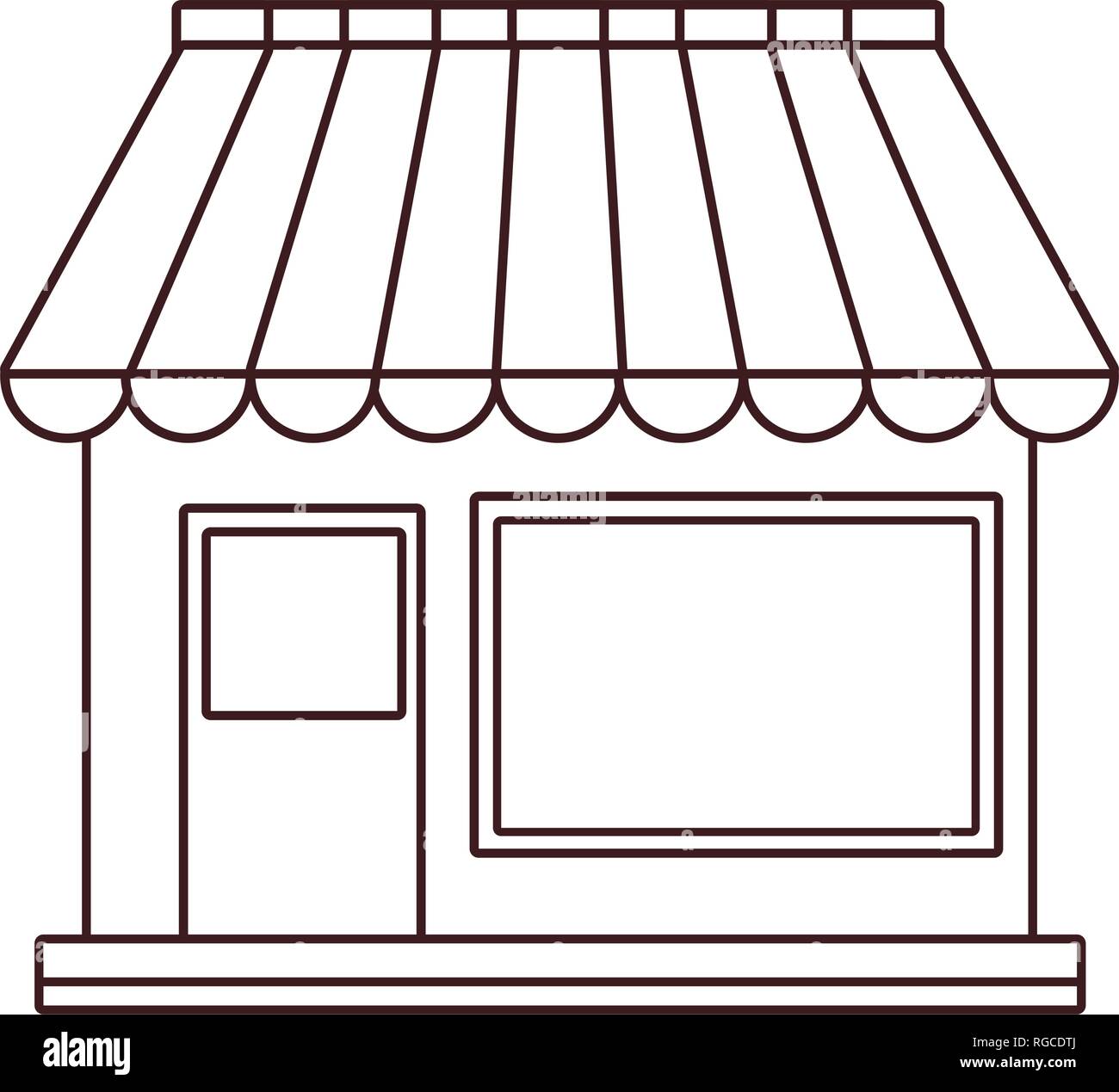 shopping store cartoon Stock Vector Image & Art - Alamy