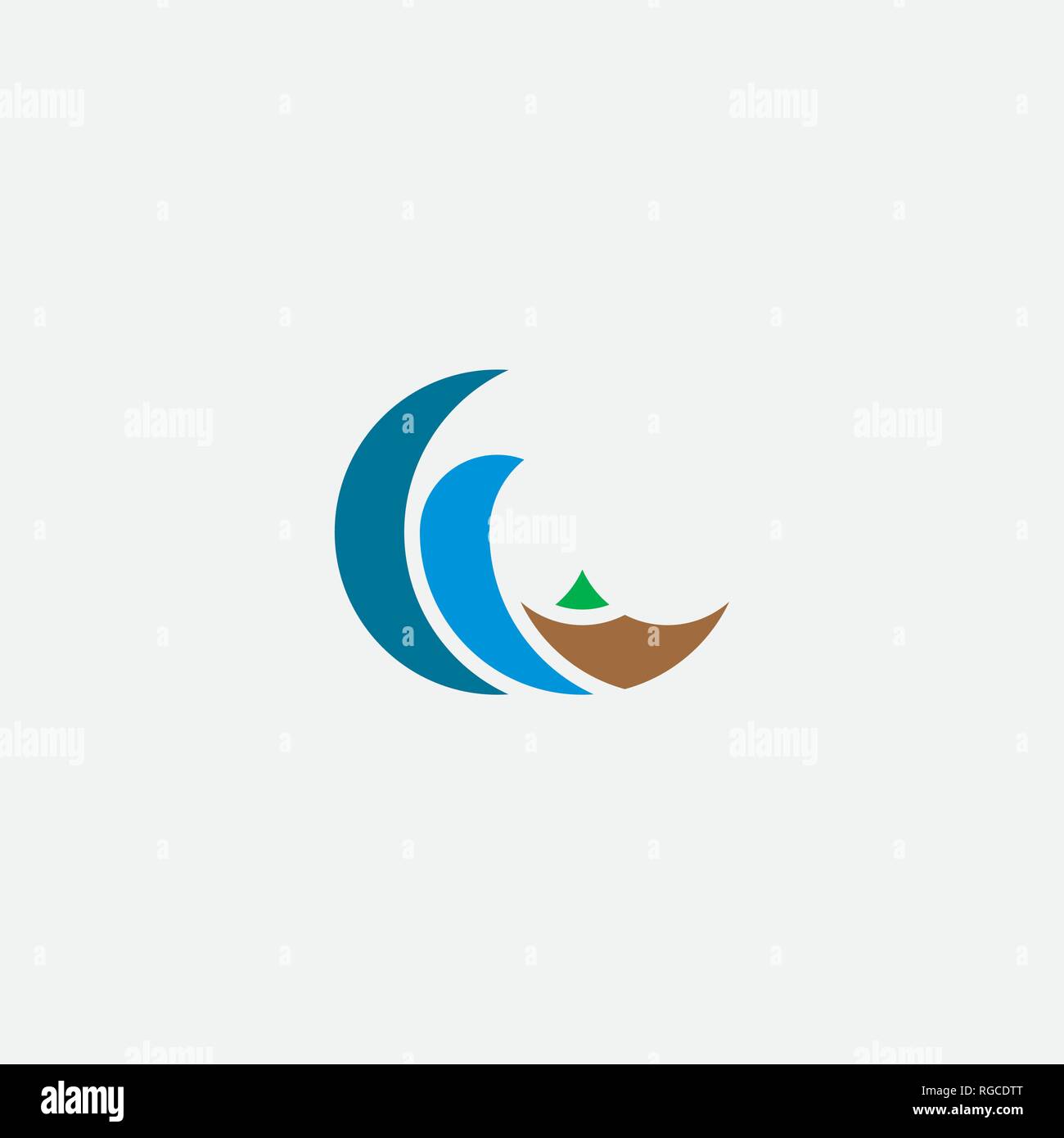 tsunami water wave logo icon vector symbol Stock Vector Image & Art - Alamy