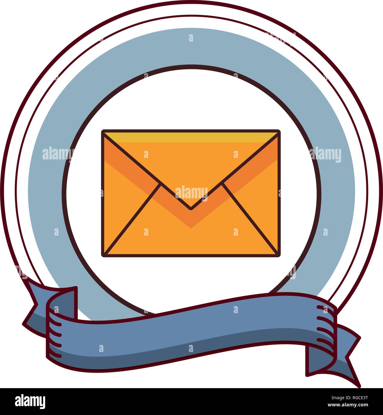 email envelope cartoon Stock Vector Image & Art - Alamy