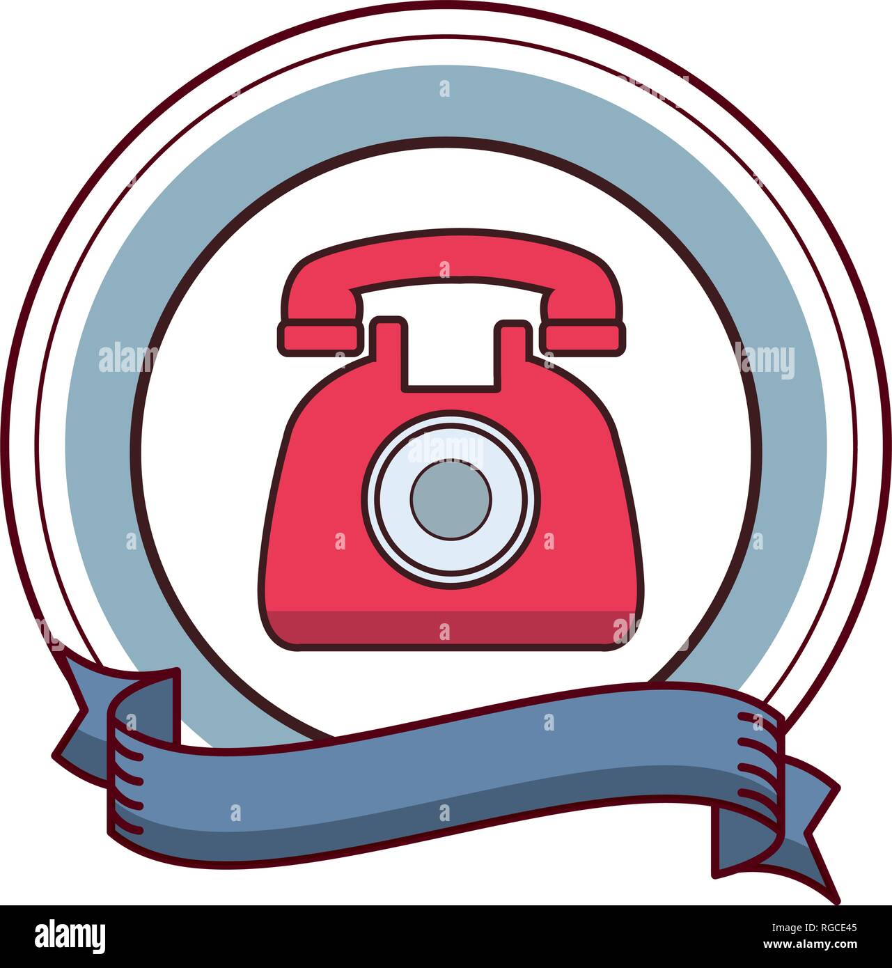 classic telephone cartoon Stock Vector Image & Art - Alamy