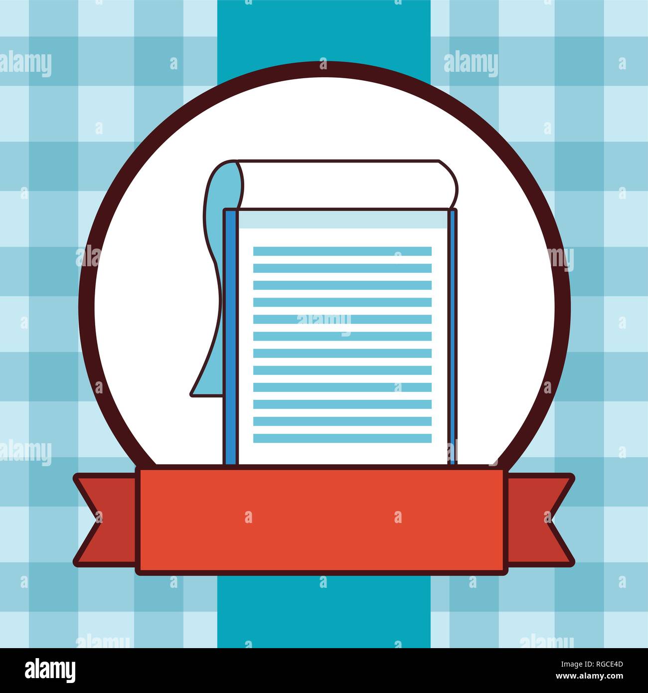 documents paper sheet cartoon Stock Vector Image & Art - Alamy
