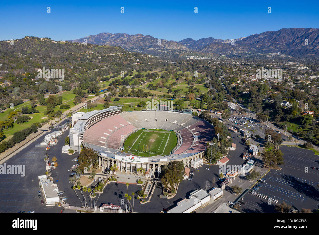 Rose bowl aerial hi-res stock photography and images - Alamy