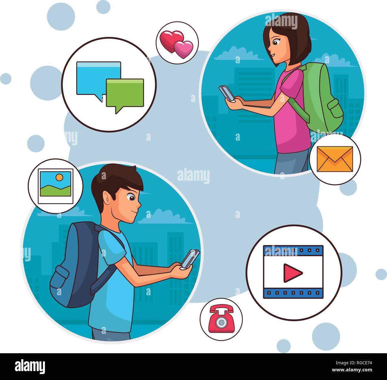 Couple clock Stock Vector Images - Alamy