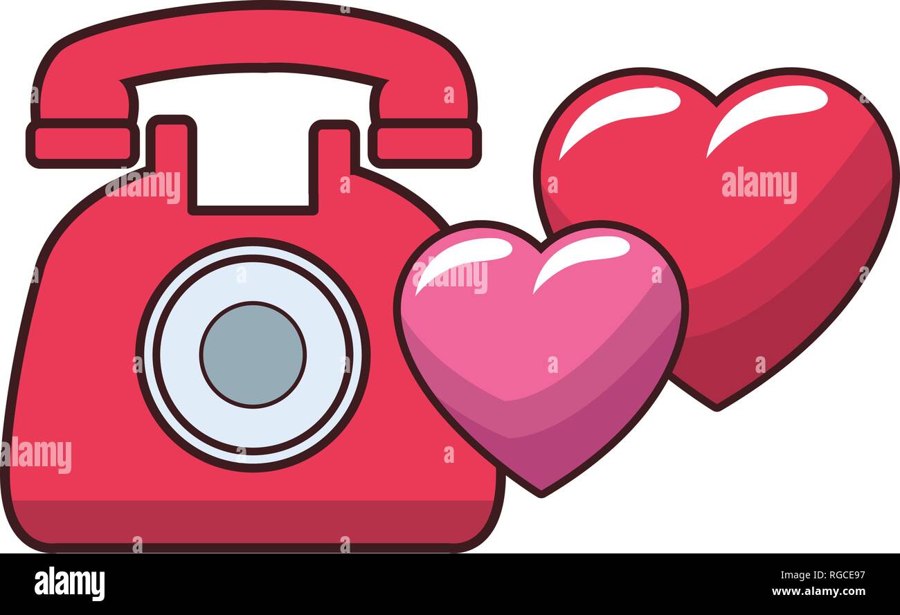 classic telephone cartoon Stock Vector Image & Art - Alamy