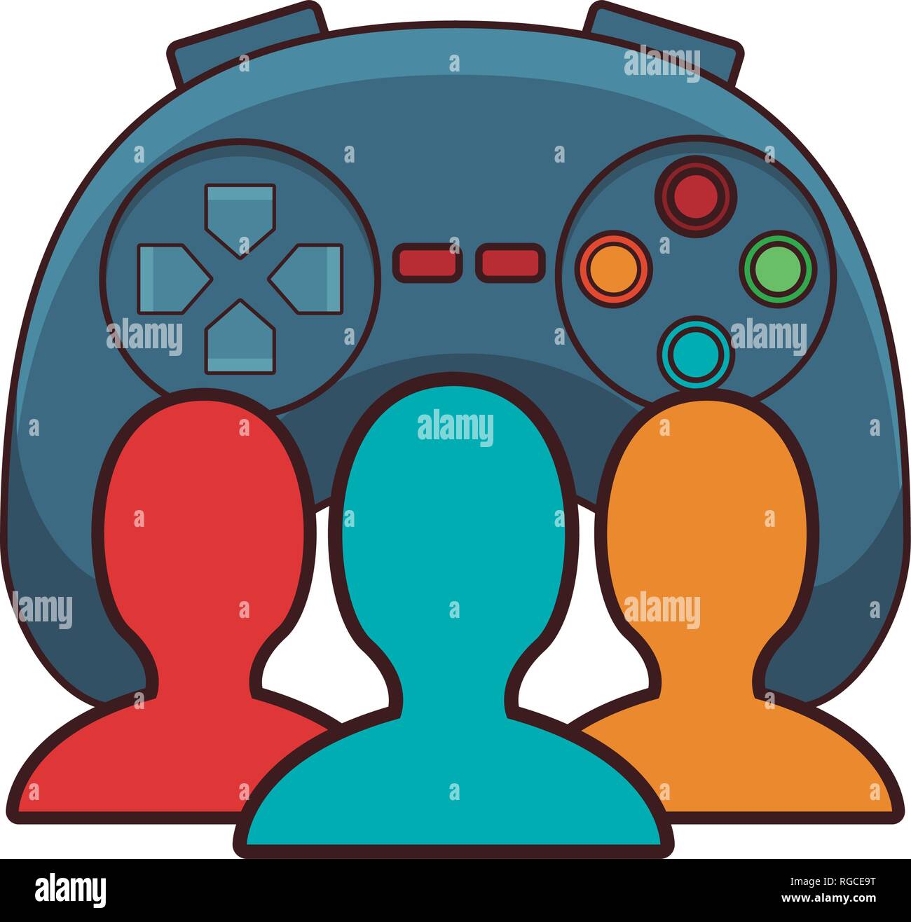 video game controller cartoon Stock Vector Image & Art - Alamy