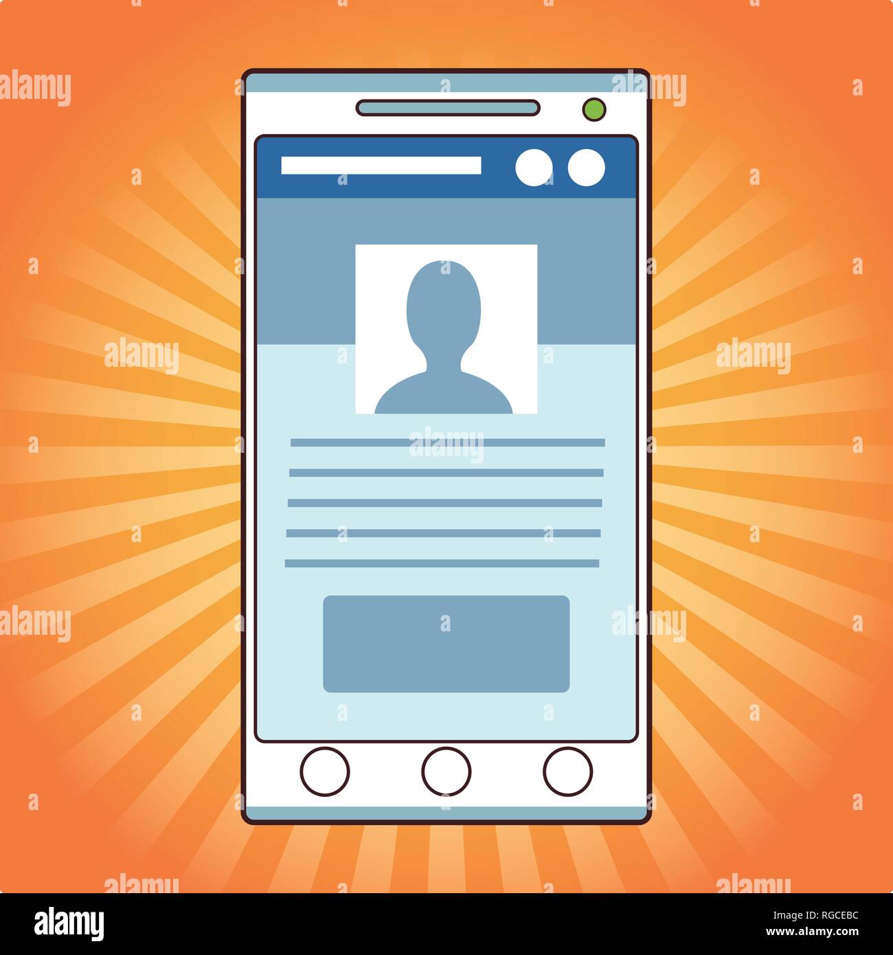 technology smartphone cartoon Stock Vector Image & Art - Alamy