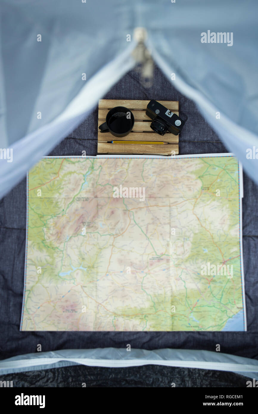 Tent map hi-res stock photography and images - Alamy